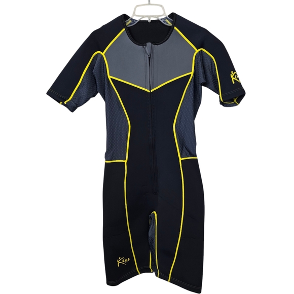 Kutting Weight | Other | Kutting Weight Black Yellow Workout Sauna Suit ...